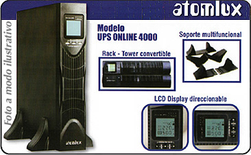 PRODUCTOS ATOMLUX. Luces de Emergencia. Estabilizadores de tension. UPS. Luminarias Portatiles ...